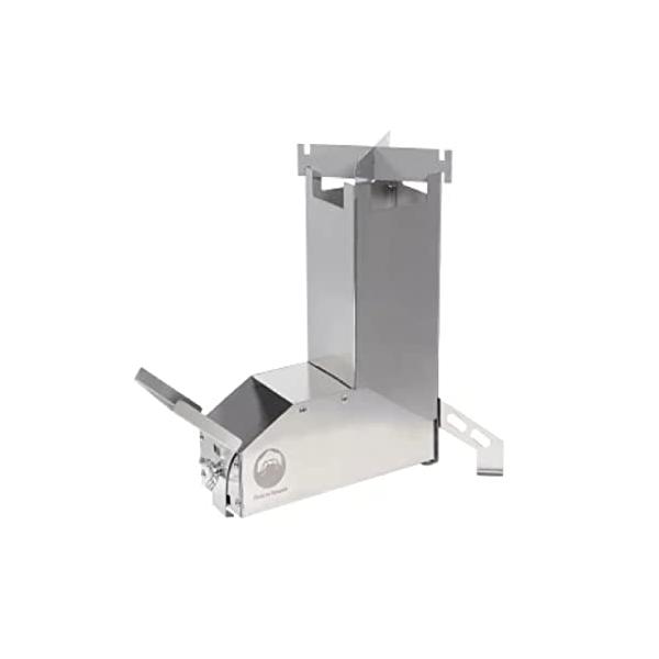 組み立て式で、分解すればとってもコンパクトに持ち運びできるロケットストーブ。ツーリングやソロキャンプで簡単に調理ができます。煙突(ロケット)形状が、煙を少なくして火力を強くします。また、風の影響を受けにくいので無駄が少ないです。収納袋つき。...