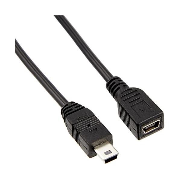 コネクタ形状:USB Mini B (メス) - Mini B (オス)ケーブル長:90cmパソコン・周辺機器:PCアクセサリ・サプライ:ケーブル・アクセサリ:ケーブル:USBケーブル