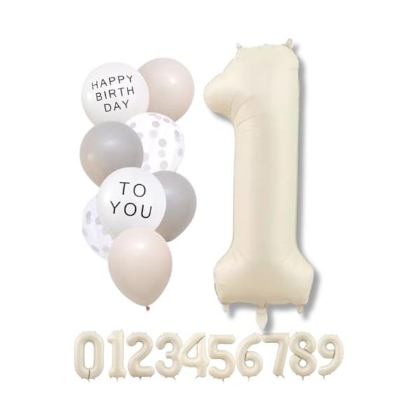 色：くすみホワイトサイズ：1 バルーン付き 数字バルーン くすみカラーの数字バルーン*お誕生日風船*クリアドットバルーン*グレーバルーン*グレージュバルーンのセットです。お誕生日の飾り付けにインパクト大 白い壁にも映える今注目のニュアンスカ...