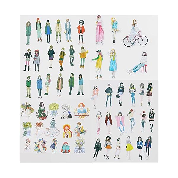 、素材: 和紙 (中国製)。合計4パック、合計57個の小さなステッカー貼りたいところにサッと貼って便利におしりふきシールの裏面は、はがしやすく使いやすいデザインです。使い方：ノート、メモ、手紙、日記、家計、アルバム、ラッピングなどに。もちろ...