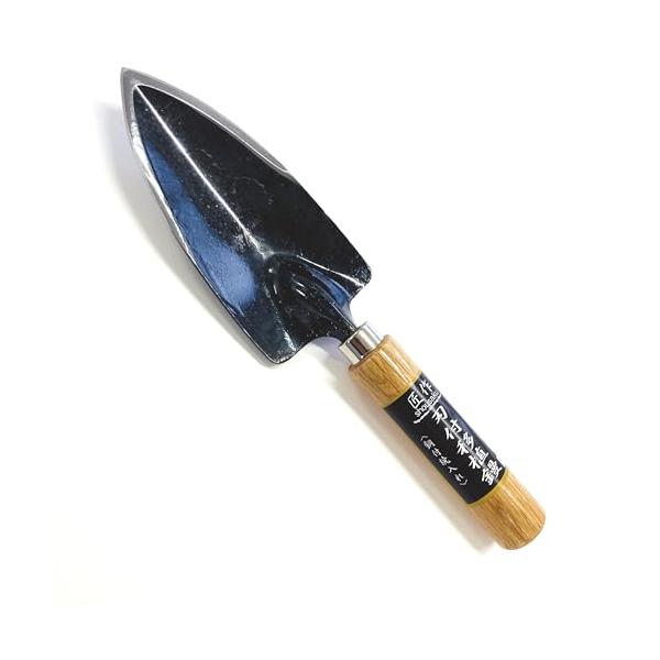 両サイドに鋭い刃が付いています。鋼付で焼入れもしてあります鍛造品となります。植物の根を切りながら穴が掘れます。固い土でも土に入りやすく作業が楽に出来ます。DIY・工具・ガーデン/ガーデン/農具・散水用品/農具/ハンドスコップ・ハンドシャベル