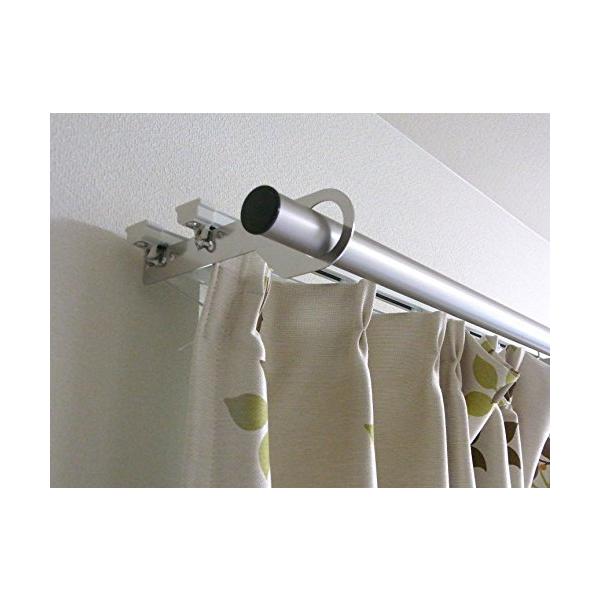 本体：ステンレス t1.5mm　電解研磨 2枚物干し竿用穴：直径35mmカーテンレールに簡単に取付可能な室内干し用の簡易物干し掛けです。ネジや釘、工具は一切不要で既設のカーテンレールに簡単取付ができます。カーテンレールの耐荷重を超える洗濯物...