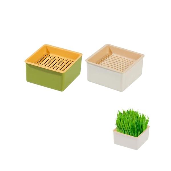 使い勝手がよい 無土栽培なので有害物質の心配もなく簡単に植えられます。水を加えるだけで数日以内に植物が成長するのを観察してください。 二重層の独立したデザイン 水替えや草刈りがしやすいように、段差をつけたデザインになっています。植物を取り出...