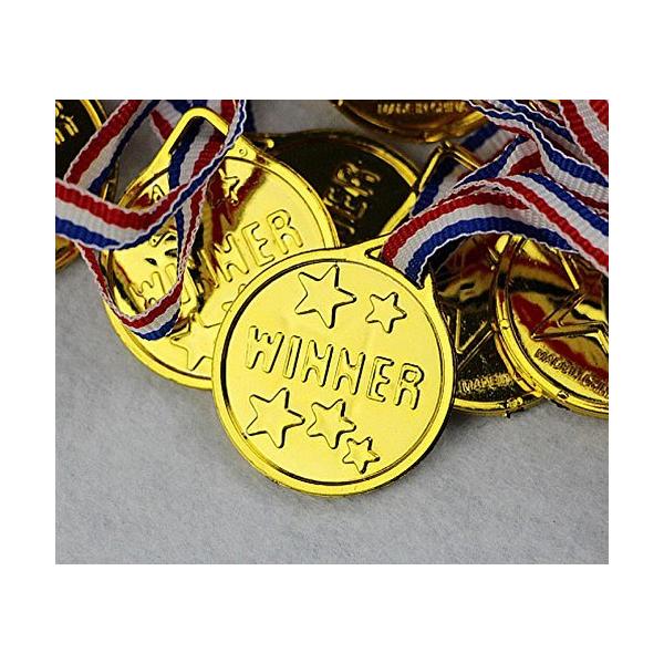 直径 3.8cm紐の長さ 約60cm(大人が首にかけるには少々小さめとなっております)重量 約8.8g (1個あたり)プラスチック製/25個セット対象年齢：6歳以上スポーツ＆アウトドア/スポーツケア・アクセサリ・競技備品/トロフィー・メダル