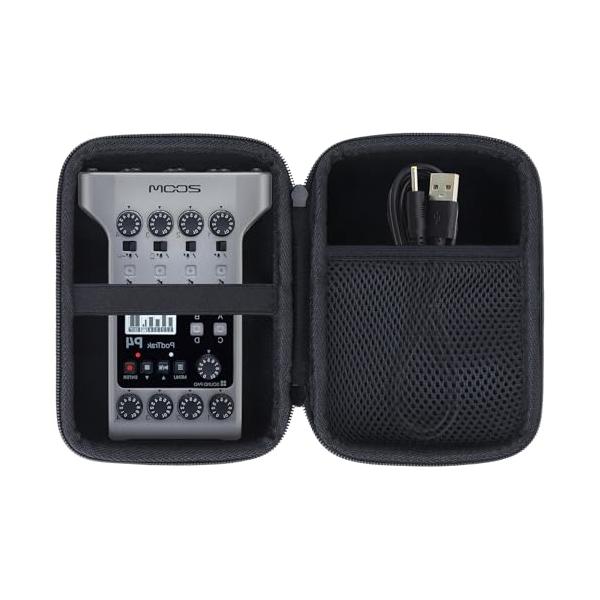 Lebakort収納ケースと互換性のある ZOOM PodTrak P4 ポッドキャストレコーダー 用に設計されています。バッグ内部の上段には大きな網袋があり、充電ケーブルなどのアクセサリーを収納することができます。下段にはポッドキャストレ...