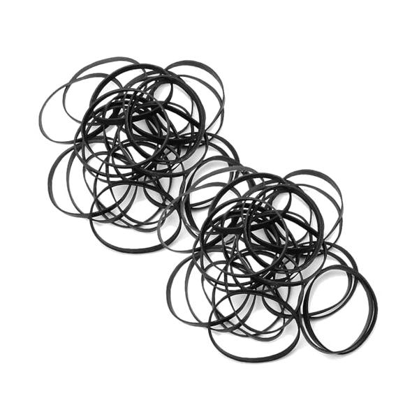 *セット内容：約50枚 *5 。 サイズ：直径50mm、厚さ1.5mm。*素材：良質のゴム素材、丈夫で耐久性があります。*修理用ベルト: 交換時に簡単な取り付けを可能に。*小型、軽量、持ち運びに便利、小物の整理がしやすい。*シリコーンゴムバ...