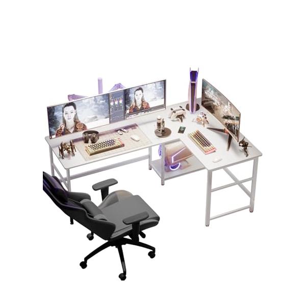 ワイド天板で作業しやすい&amp;高さ72cm *幅180cm*120cm、複数のモニター・ノートパソコン・資料など、左右に仕事道具を一式並べても余裕があります。*奥行きが60cmと余裕があり、ゆったりと作業できます。*高さ72cmとアジア...