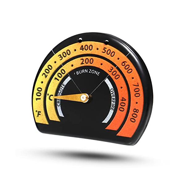 マグネットで簡単設置できるストーブ温度計。0度*400度まで正確に計測。低温、適温、過熱の状態がわかりやすい目盛りです。表示目盛りの塗装に、高級機種に採用されているセラミックデカールペーパー転写を新たに採用。ストーブ温度計の弱点である、「超...