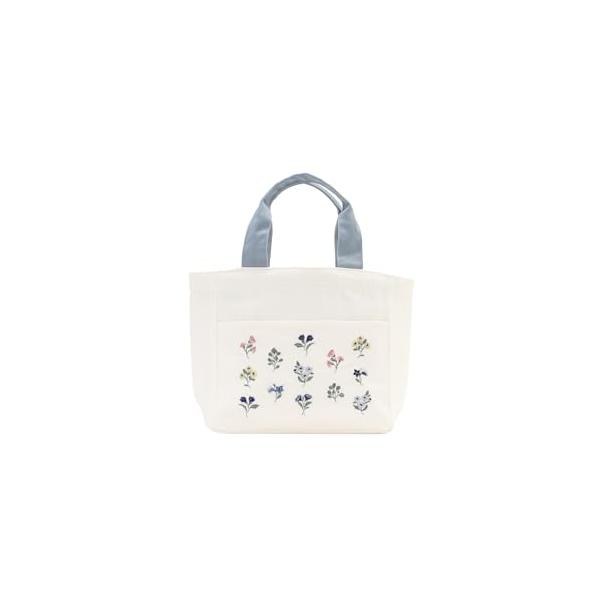 素材:本体:綿100% 刺繍糸:ポリエステル100% 内側:アルミフィルム(抗菌加工)サイズ:縦18.5cm/横29cm/マチ10cm/持ち手30cm/重さ116g商品注意事項:簡易的な保温、保冷製品ですので、長時間なま物を入れたままにしな...