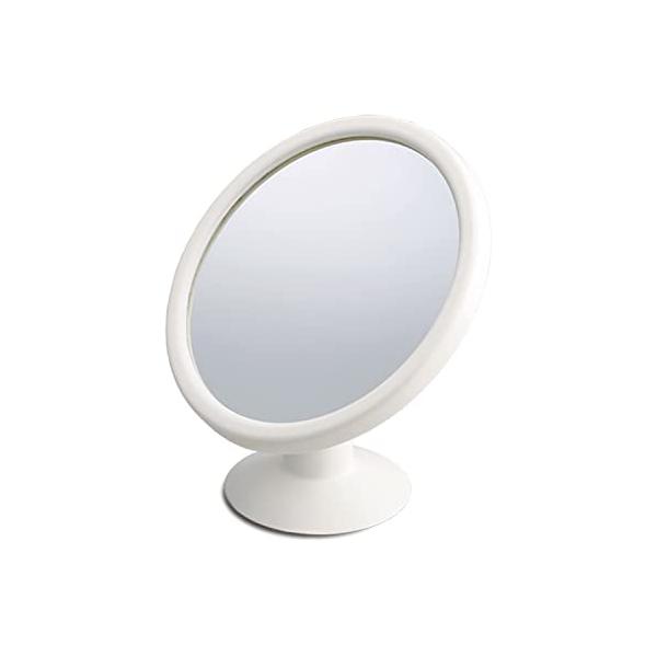 サイズ *商品サイズ:12.5*7*13cm *鏡サイズ:直径11cm 素材 *鏡:ガラス *フレーム:ポリエチレン *吸盤:塩化ビニル樹脂 *補助板:PETホーム＆キッチン:インテリア:ミラー・鏡:壁掛け鏡