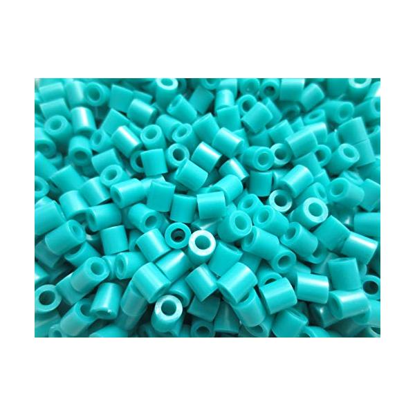 2000個 アクリル ヒューズビーズ 円筒形 シアン アイロンビーズ 5mm 穴:2.9mm クラフト 手芸用品 Huey 手芸材料のヒューイ h1886s17サイズ:5x5mm素材：アクリル入り数：2000個シアンホビー/手芸・画材/ビー...