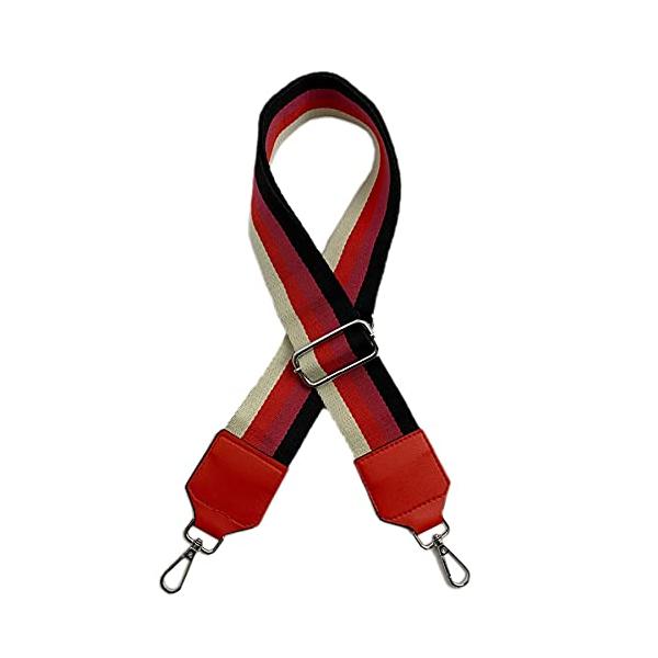 キャンバス素材の、交換用・スペア用のショルダーベルトです。 丈夫で耐久性に優れた素材で、幅50mmと太めなので安定感があります。 肩への負担も軽減され、長時間の使用でも比較的疲れにくいです。 各種シンプルで合わせやすい、ストライプ柄を揃えま...