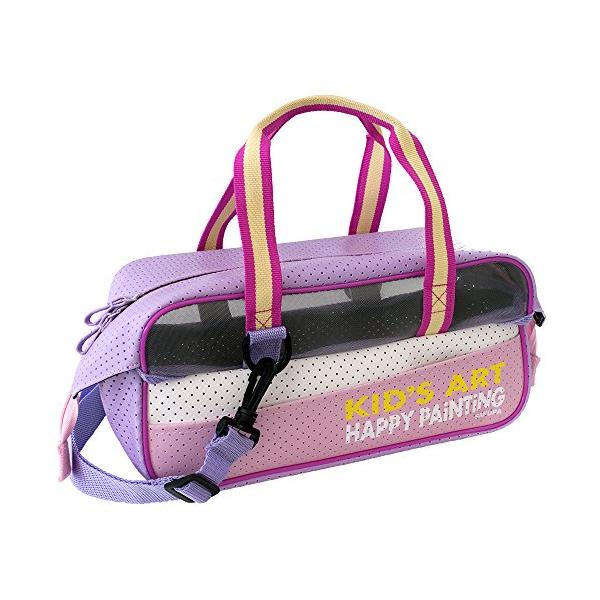 仕様 水彩セットH用のケース ※中身は付属していません  特長 大きく開いて、中身の出し入れが簡単／通気性の良いメッシュ生地使用／中袋を取り外して洗濯可能 サイズ 135*310*130mm 重量 250g 材質 本体：PVC／メッシュ部：...