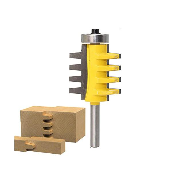 8mmシャンク工業用品質C3超硬カッター固体硬化スチールボディキックバック防止設計DIY・工具・ガーデン:電動工具・エア工具:電動工具パーツ・アクセサリ:ルーターアクセサリ