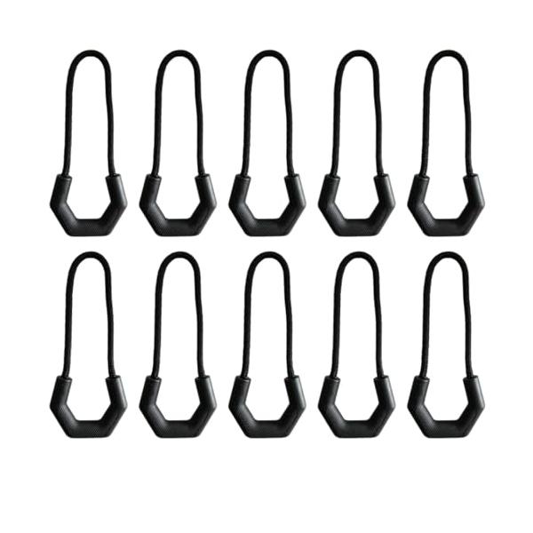 仕様 ：材質はPP、色は黒、長さは約69 mm。 良質材料 ：ファスナーヘッドはPP材料で作られ、優れた完成度と高品質を持っている。ファスナーの代わりに使用してもよいし、既存のファスナーに取り付けて長さを増やすこともできる。 使いやすい ：...