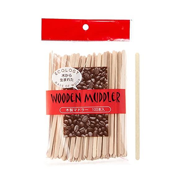 マドラー 木製  温度が高い飲み物にも安心して使える木製マドラーです。使用後は燃えるゴミとして捨てられます。  便利 衛生的  チャック付きの内袋入りで衛生的に保管できます。  大容量  飲食店や、職場の備品など 業務用 としてもおすすめで...