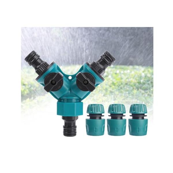 優れた素材 このガーデンホース交換用フィッティングはABSとTPR素材で作られており、漏れを防ぎ、衝撃に耐え、耐久性と耐摩耗性を確保し、安心して使用できます 便利なデザイン 継手はスイッチデザインを採用しており、ニーズに合わせて水流を調整で...