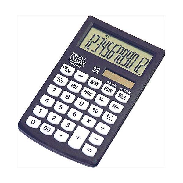 本体サイズ：タテ122*ヨコ72*厚さ7.3mm本体重量：53g 本体単品 材質：ABS／ラバーキー特徴：12桁表示／税計算／早打ち対応／２つの電源液晶表示文字サイズ：タテ16*ヨコ3.5mm文房具・オフィス用品:オフィス機器:電卓:ビジネス電卓
