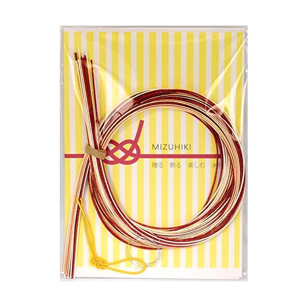 伝統的な水引細工を手軽に楽しめるカラフルなアソートセットです長さ：1本90cm　3色(各5本入り)　アイデアや結び方を記載したリーフレット付き※※※2019年11月より原材料費高騰に伴い「ワイヤーとゴム」の封入が終了となりました。※※※こち...