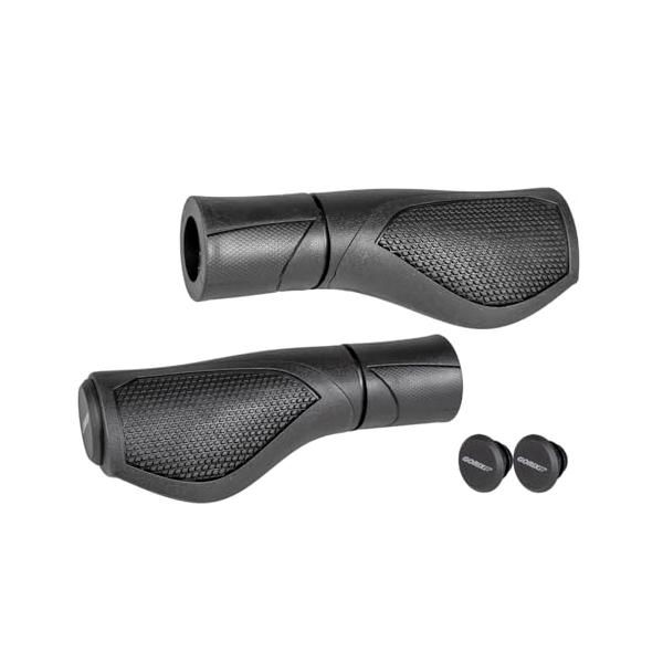 商品内容 ：自転車グリップ、エンドキャップ  材質 ：TPR環境に優しいゴム、PP  サイズ ：128/128mm  重量 ：約160g/ペア  適合ハンドル径 ：20-22.2mm  ※ ：ワセリン、石鹸水、潤滑剤などを使用すると、グリッ...