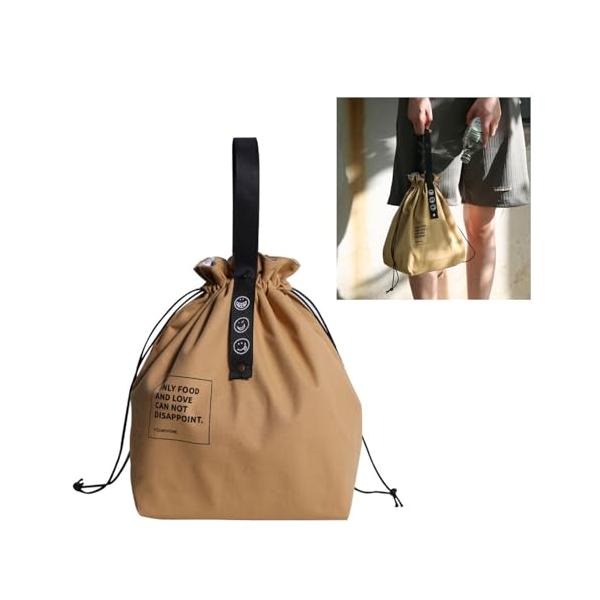 サイズ 21*15*30cm。 良質な材料と耐久性 この弁当かばんは良質な綿麻と帆布材料で作られ、丈夫で丈夫です。内部断熱アルミニウム箔は良好な保温と保冷性能を持ち、同時に清掃も容易である。 優れた保温と保冷性能 この弁当箱の内部は断熱アル...