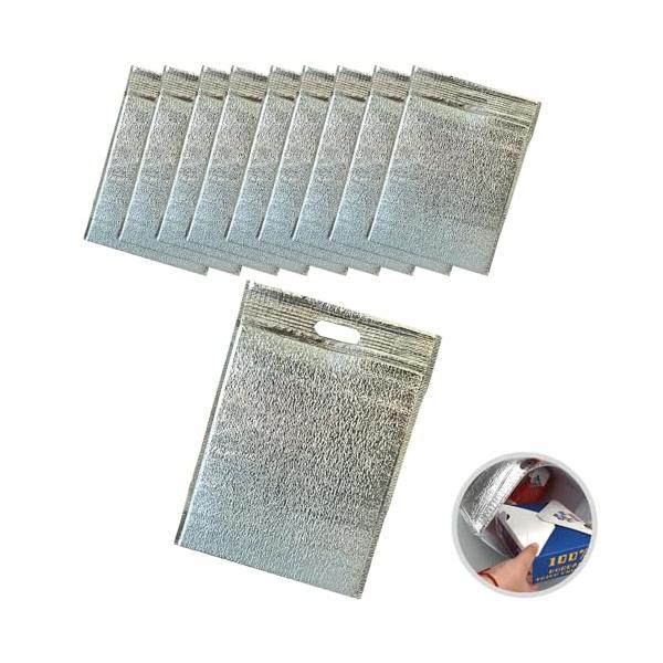 保冷と保温の便利グッズ アルミニウムと発泡層の二重構造を採用した保冷保温バック。優れた遮光性と断熱性で食品の温度を守る便利アイテム。買物での食材やアイスの保冷や、テイクアウトの料理保温にピッタリ。保冷剤を併用すれば保冷効果もUPします。 チ...