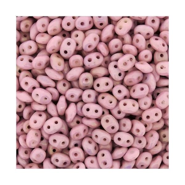 チョーク リラ2穴ルーズビーズホビー/手芸・画材/ビーズ・レジン・アクセサリ/ビーズ・ストーン