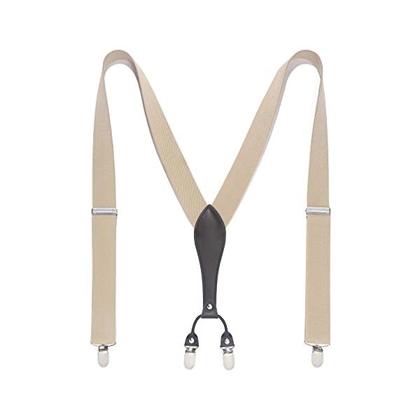 * 製品仕様 男女兼用、*さ:68cm*114cmのフリーサイズ、幅:35mm、着用の目安:185cm・90kg以下  体格・体型により誤差があります  * 定番なY字型 Y字型サスペンダーは18世紀後半に初めて登場し、間の経過と共に、紳士...