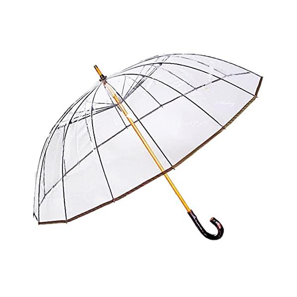 色: 白色 素材: 透明ビニール 傘骨素材: グラスファイバー 対象年齢: 大人 使用目的: 雨天ファッション:メンズ:服＆ファッション小物:ファッション小物:長傘