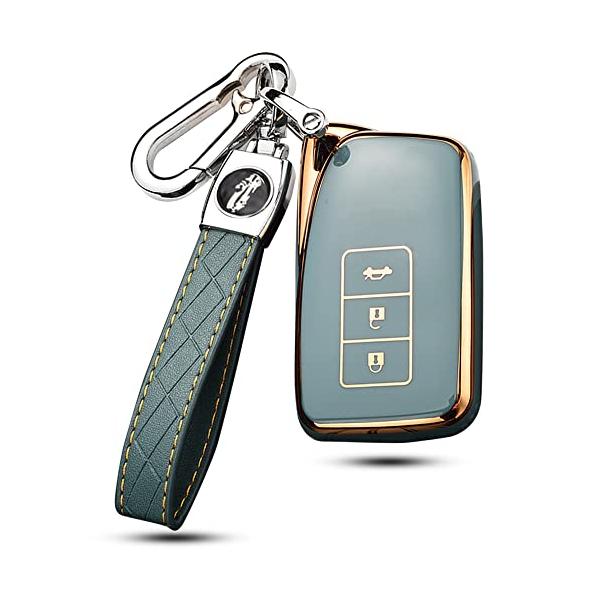 スマートキーをしっかり守る このキーケースはスマートキー全体を覆うフルカバータイプです。スマートキーは衝撃などを受けると破損する恐れがあるため、ケースに入れて持ち運ぶと鍵を守れるのがお勧めです。  適応車種 ・レクサスGS10系(250/3...