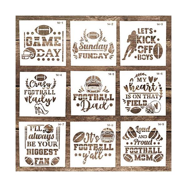 **サイズ:15*15cm/5.9*5.9インチ。* * パッケージ内容: パッケージには9枚のステンシルが入っています。異なるパターンでデザインされています。十分な量で、様々なパターンで毎日のDIYクラフトのニーズを満たします。**再利用...