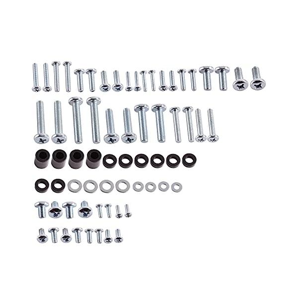 ネジ各種:M4x12 x4 、M4x20 x4 、 M5x12 x4 、M5x20 x4 、M5x30 x4 、 M6x12 x4 、M6x20 x4 、M6x35 x4 、 M8x12 x4 、M8x20 x4 、M8x35 x4 、M8...