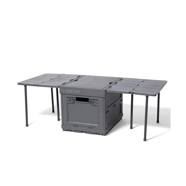 サイズ:折りたたみ時：約W26.5*D33*H8.5cm コンテナ時：約W26.5*D33*H27cm テーブル時：約W78*D33*H25.5cm 内寸 コンテナ 約W23*D29.7*H23.8cm重量:約1.46kg容量:約16.5L...