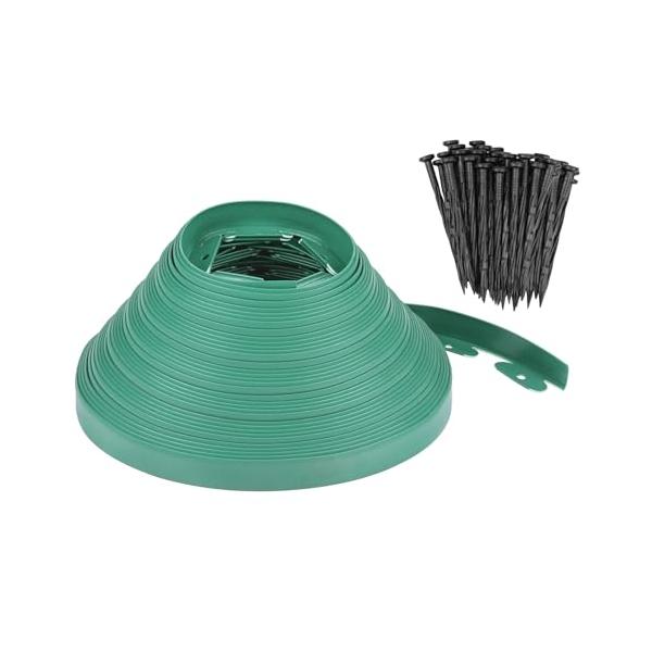 適用範囲: ノーディグのランドスケープエッジングは、花壇のエッジングボーダー、芝生、道、石のベッド、木の周囲、歩道に適しており、スペースにきちんとした美しい境界線を提供します。耐久性のあるデザイン: ランドスケープエッジングキットは非常に簡...