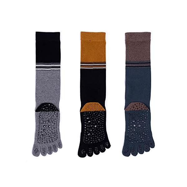 抜群の接地力 強力的な滑り止めが付いているので、しっかりグリップすることができ、とても歩きやすいです。抜群の接地力を持ちため、つるつるな床でも滑らない。  5本指わける 5本指わけるのデザインによって、接地力が一層高めます。それだけでなく、...