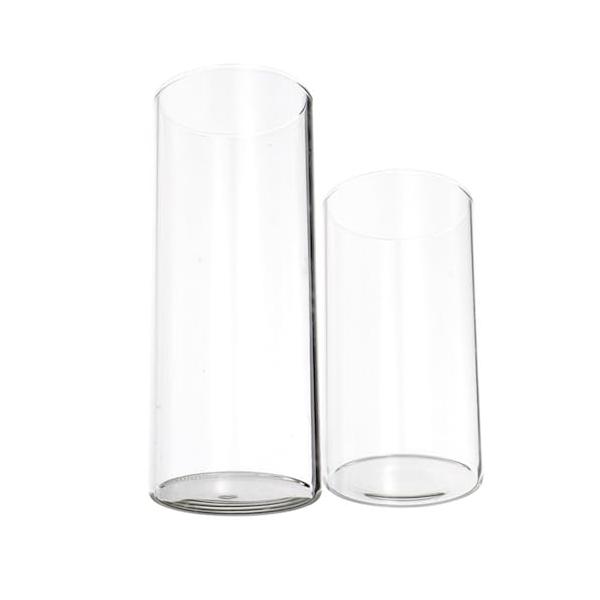 装飾的なガラスのキャンドルシェード - 透明な外観で、キャンドルの炎の暖かい雰囲気を高めることができます。キャンドルのガラスシェード-キャンドルカバーはシンプルですが、幅広い用途で非常に実用的です。透明なガラスシェード - キャンドルホルダ...