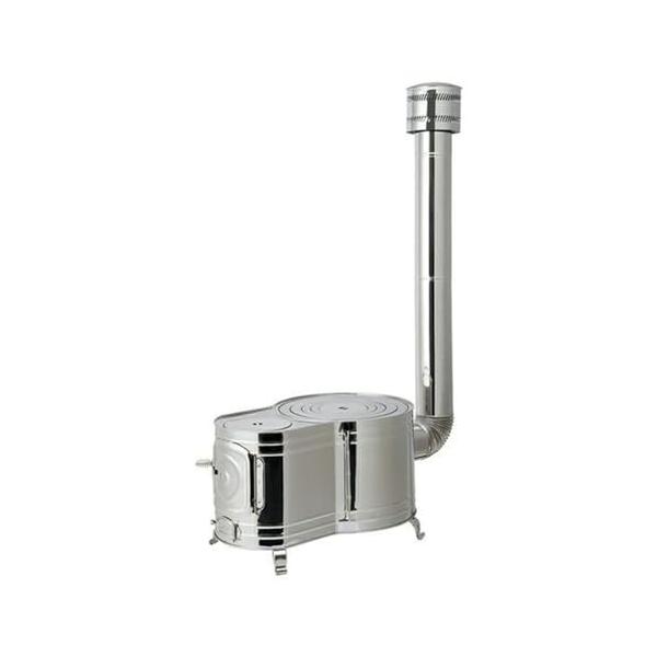 サイズ:幅40*奥行60*高さ126cm重量:6.6kg原産国:日本付属品:エビ曲90*1個、半直筒2本、トップ1個、二つ割1個煙突径:106mm※他社製煙突とは接続出来ない場合がございます煙突位置:背面最大薪長さ:500mm最大熱出力:3...