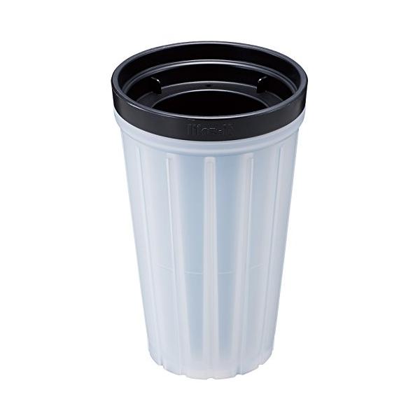 本体サイズ：約直径8.9*高さ14.2cm本体重量：約0.14kg素材・材質：熱可塑性エラストマー生産国：日本耐熱温度：60* / 耐冷温度：-40*グラス一杯にちょうどいい量のクラッシュアイスがつくれる柔らかい素材なので、握って砕いて自分...