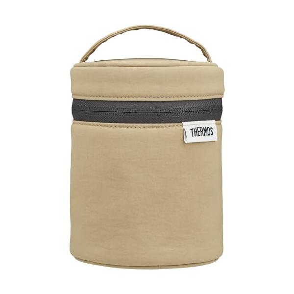 色：サンドベージュサイズ：250~400ml用洗濯機使用OK! スープジャー専用ポーチ 本体サイズ(約):幅10.5*奥行き12*高さ14cm、本体重量(約):60g 素材:外生地:ナイロン / 内生地:ポリエステル / クッション(断熱材...