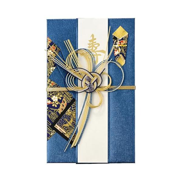 独特な光沢とあふれる色彩がひときわ印象深い、大判タイプの和風金封です。 用途 婚礼・御祝事全般  金額の目安 5万円*100万円くらいまで サイズ 125*195mm 短冊 寿・御結婚御祝・御祝・無地中袋付文房具・オフィス用品:のし・冠婚葬...