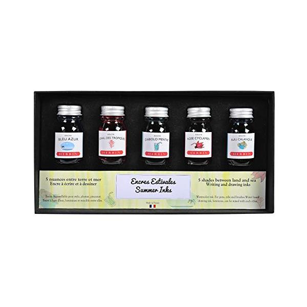 容量:10mlガラスボトル入りガラスペン、つけペン用文房具・オフィス用品:筆記具:ペン:詰め替えインク