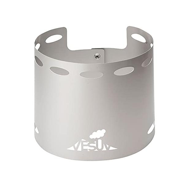 高効率なEVERNEW POT 専用風防 900/ECA422サイズ : 径15.5x高さ12.5cm収納サイズ : 径3.2x長さ12.7cm質量 : 24g素材 : チタンスポーツ＆アウトドア:アウトドア