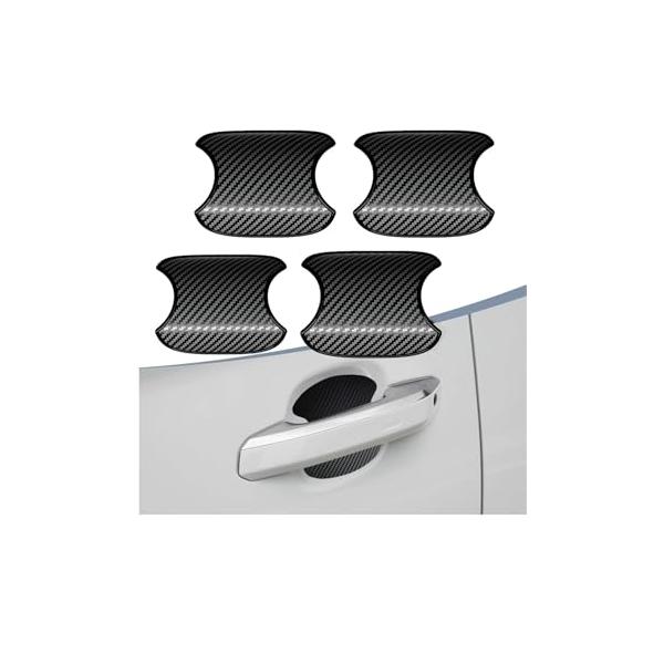 適用車種：2021-2024 トヨタ・アクア 2代目  MXPK1#型内容品：ドアハンドル プロテクター ４枚セットカーボン調デザイン：見た目もスタイリッシュで高級感あり 取り付けやすく機能性も兼ね備えた逸品です。素材：高品質TPU 日本製...