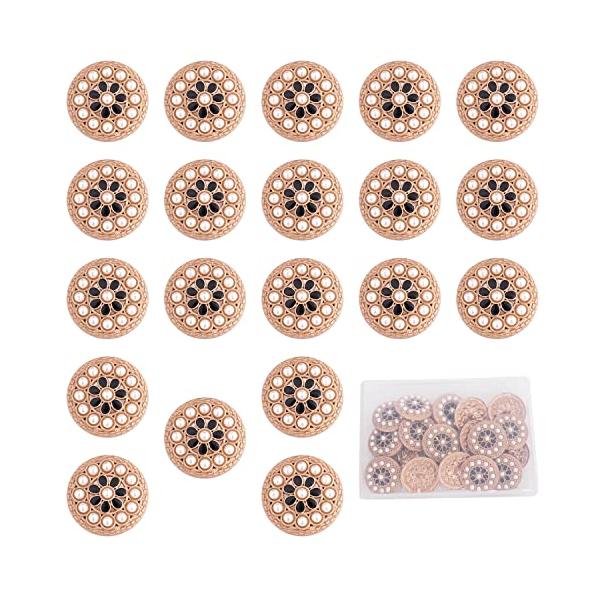 * ボタン素材 ：合金。* カラー ：ゴールド ＆ブラック。 数量 ：20個セット；サイズです：25mm。* 特長 ：補修だけでない、静かなさりげない高級感や雰囲気でイメージチェンジ・イメージアップに。* 高品質のボタン ：ファッショナブル...