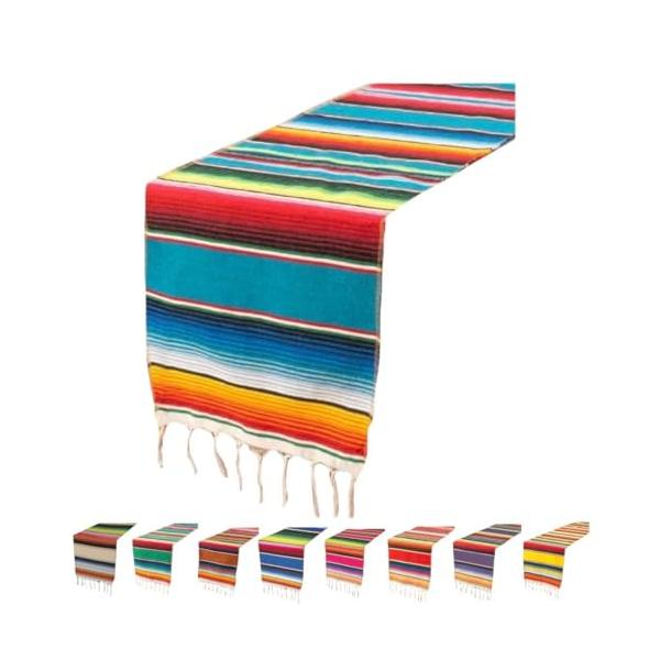 メキシカンカラーが映える、カラフルなテーブルランナー。 一枚敷くだけで、いつもの食卓やキャンプサイトがパッと華やぎます。 アウトドアやピクニック、レジャーシーンにもしっくり馴染む、気分の上がるアイテムです。 ギフトにもぴったりの、気取らない...