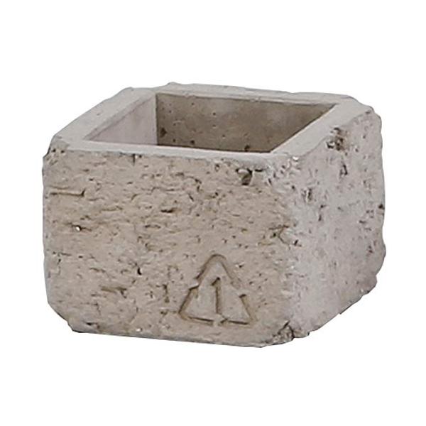 本体サイズ:約9.5*9.5*7cm材質:セメント原産国:中国水抜き穴ありDIY・工具・ガーデン/ガーデン/鉢・プランター用品/鉢