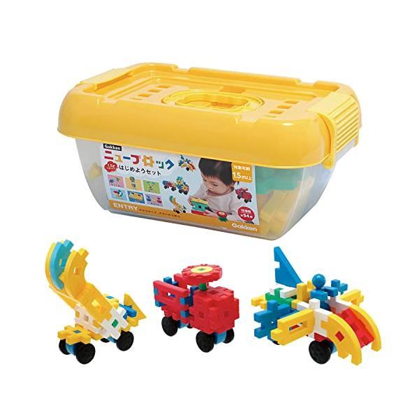 無限の組み合わせが無限の未来をつくるやわらかくて、大きいから安心対象年齢：1.5歳以上セット内容：ブロックパーツ15種54パーツ、取扱説明書生産国：中国おもちゃ:ブロック:ブロックセット