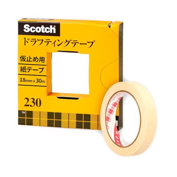 製品情報 サイズ:18mmx30m / 巻芯径:76mm / 数量:1巻、仕様:カッター付き個箱入り 貼っても安心なドラフティングテープ 低粘着性で台紙などを傷めることなくキレイにはがせます。トレーシングペーパーやデザイン用紙の仮止めなどに...