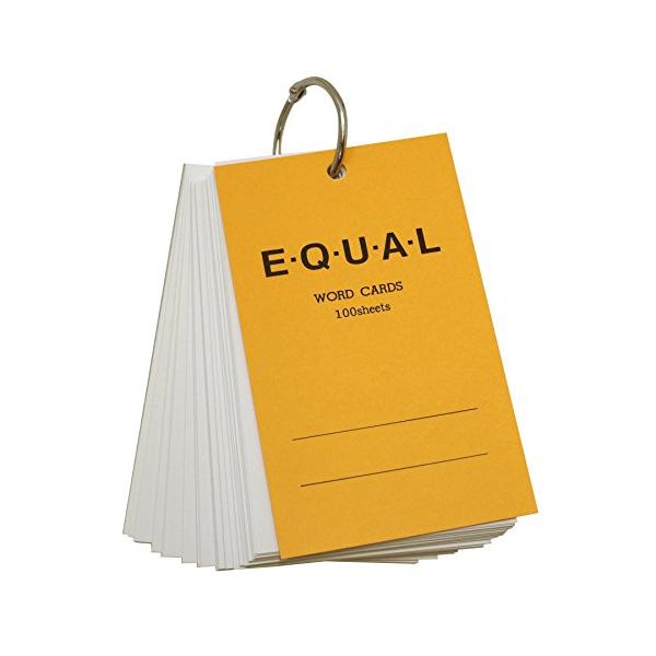イコール 単語カード 5*3サイズ 無地 黄  P319C文房具・オフィス用品/ノート・メモ帳/カード・カードストック/単語帳・単語カード