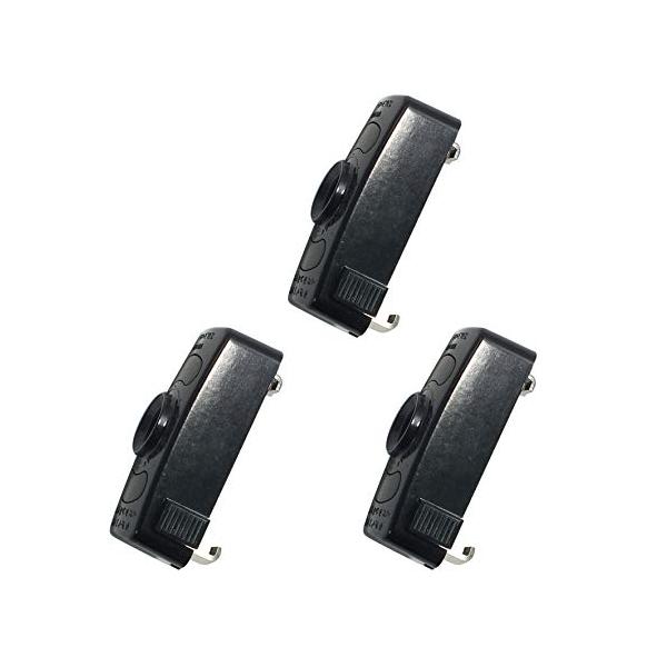 1、包装：3個入り、色:黒い、サイズ(CM)：高さ1.8*幅2.4*全長5.2。2、配線方式：ネジロック式、適合負荷: 120V/60Hz専用600W(6A)まで。3、材質：尿素粉末*銅、重量:20ｇ/1個。4、安全認証：PSE安全規格認証...